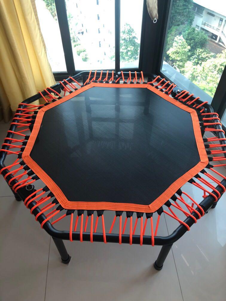 Trampolin Mini for HDB height, Sports Equipment, Exercise & Fitness ...