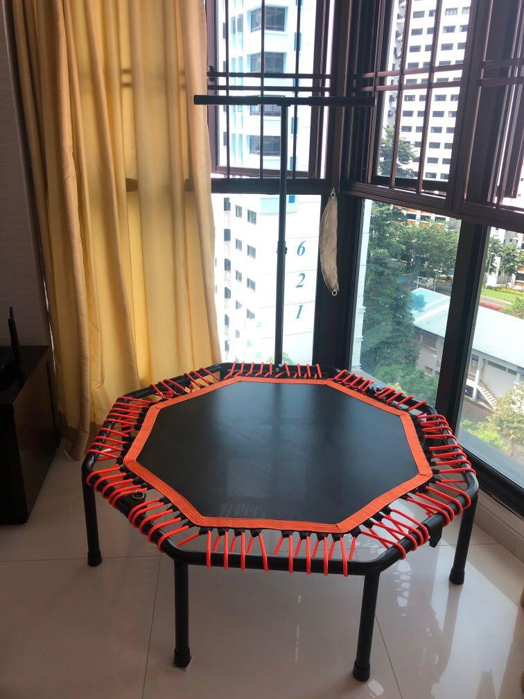 Trampolin Mini for HDB height, Sports Equipment, Exercise & Fitness ...