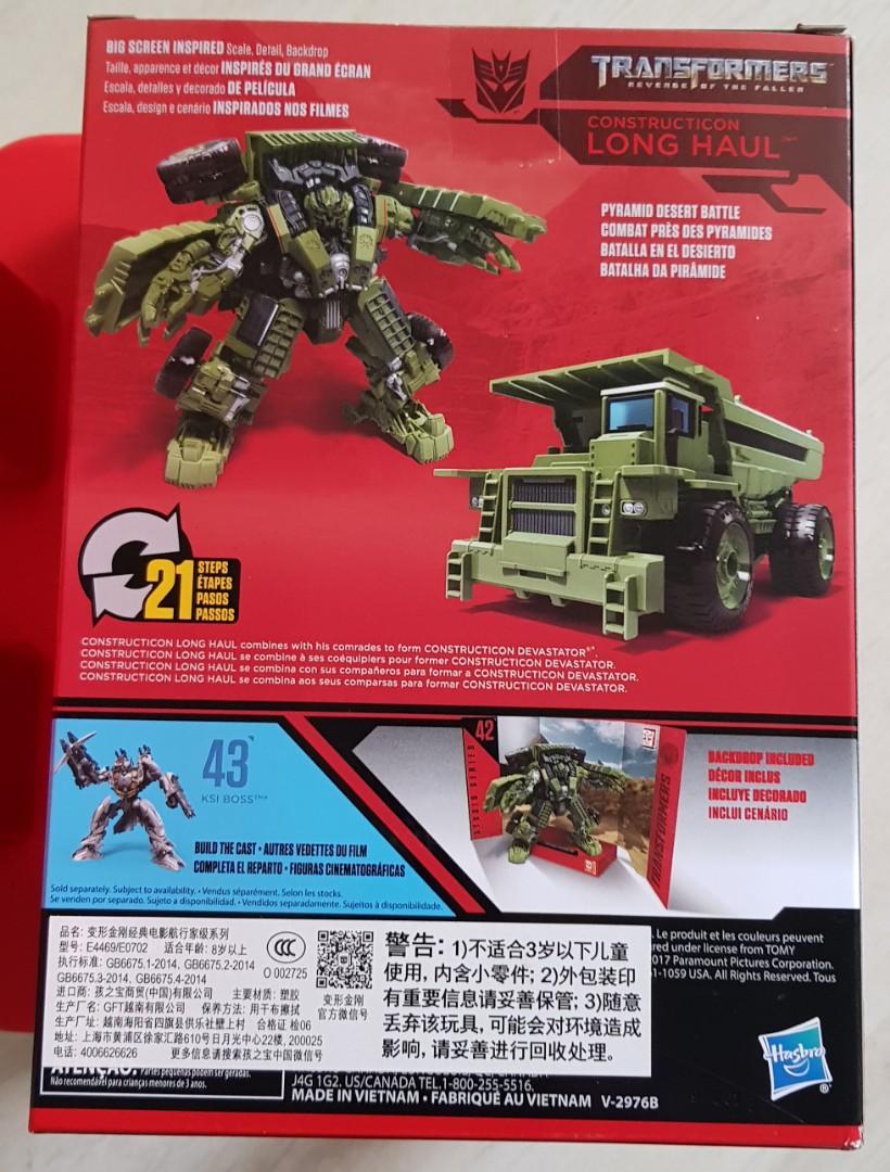Transformers - Studio Series 42 (Constructicons Long Haul), Toys ...