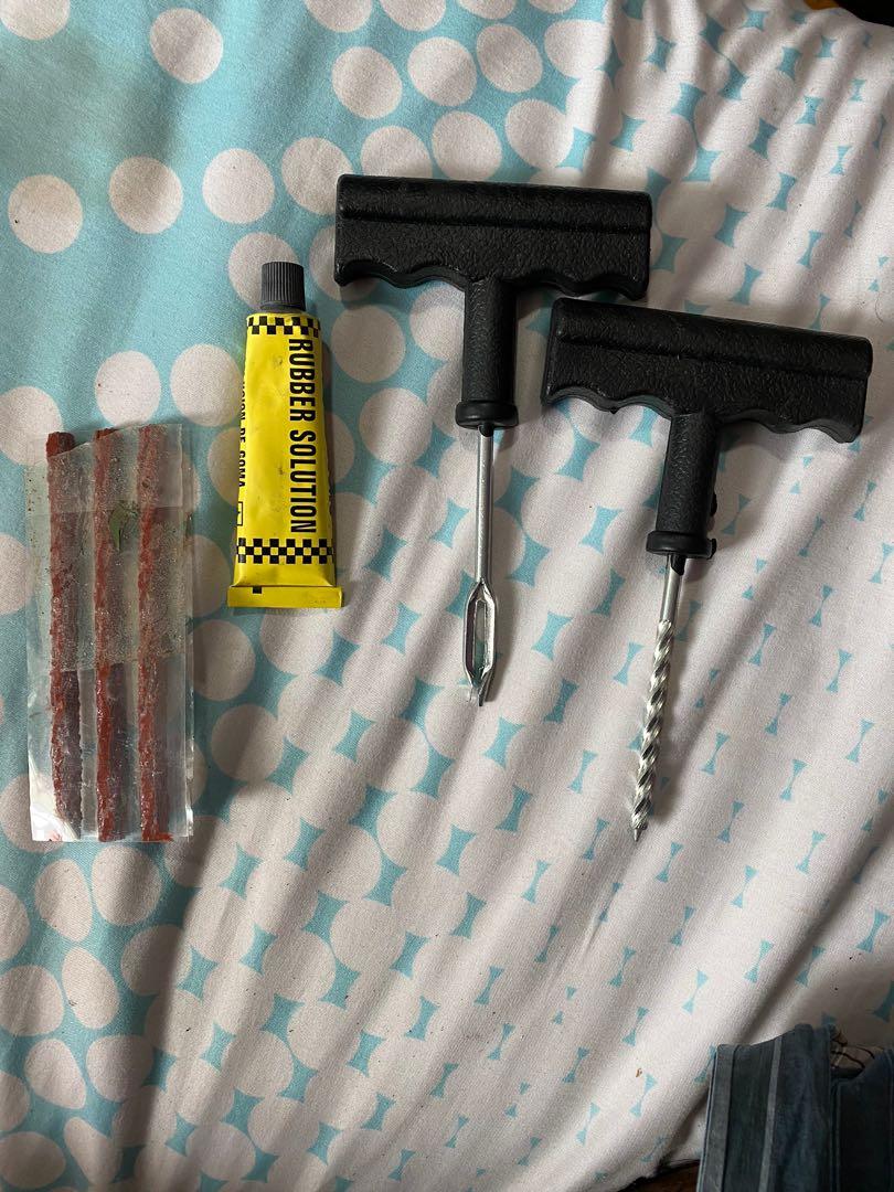 Tyre Repair Puncture Kit Worm, Motorcycles, Motorcycle Accessories on ...