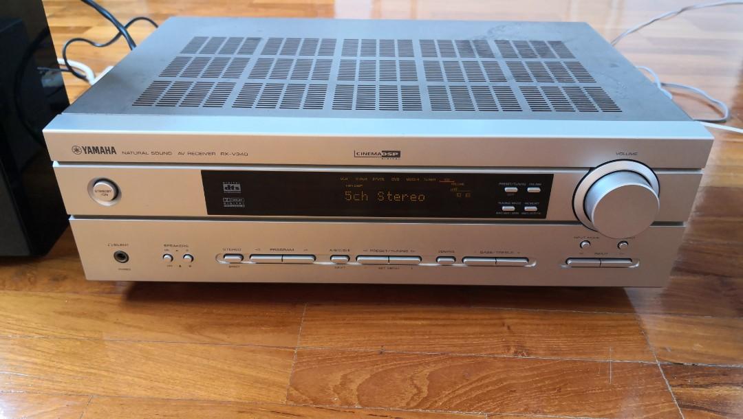 Yamaha Rx-v340 Receiver, Audio, Soundbars, Speakers & Amplifiers on ...