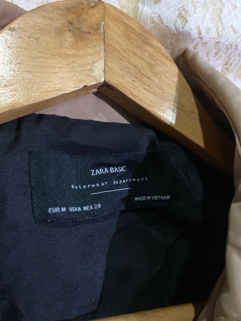 *RUSH SALE* ZARA BASIC Camel trench coat (from almost Php5k), Women's ...