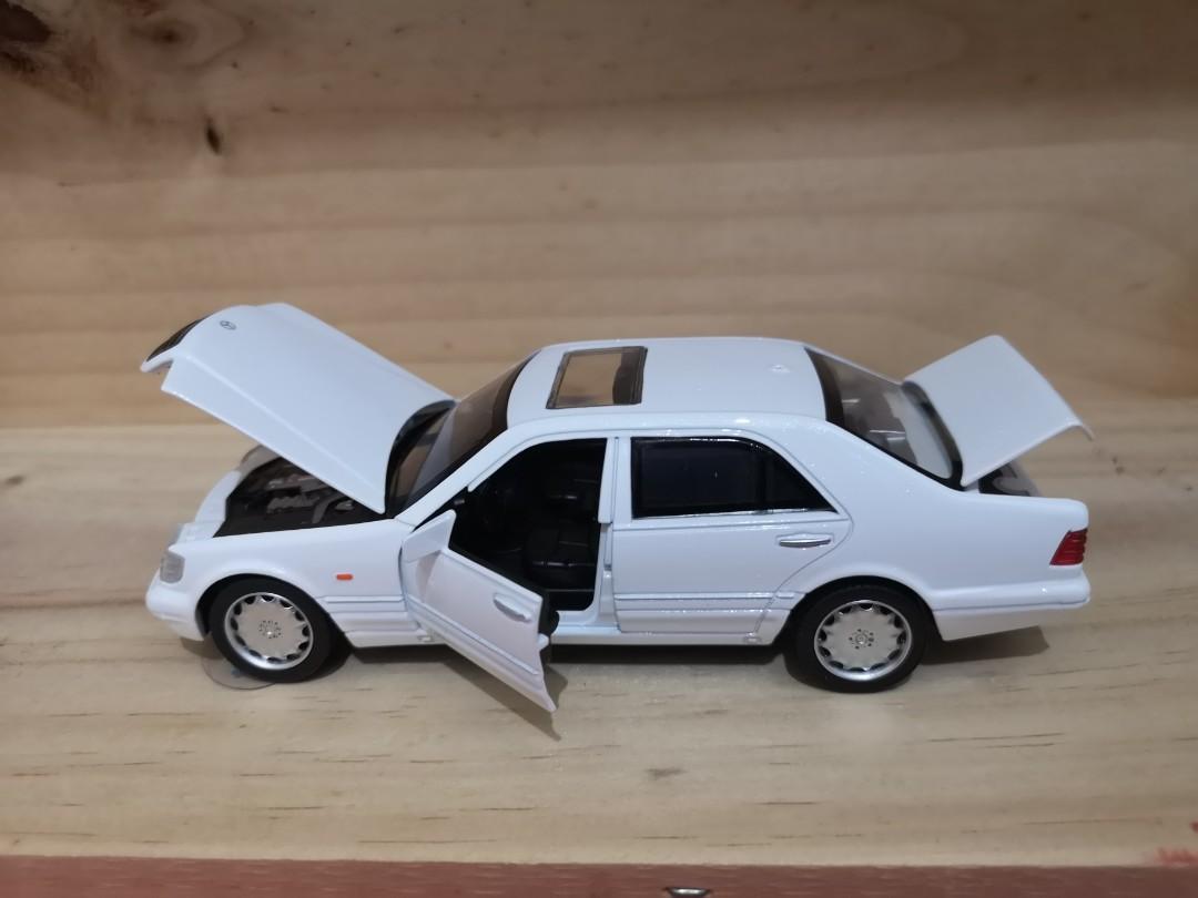1/32 Mercedes Benz S Class W140 Diecast model White, Hobbies & Toys ...