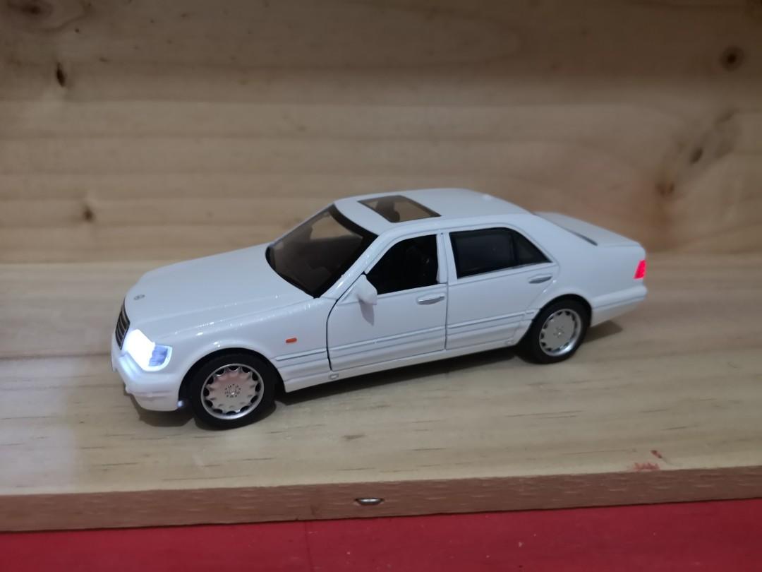 1/32 Mercedes Benz S Class W140 Diecast model White, Hobbies & Toys ...