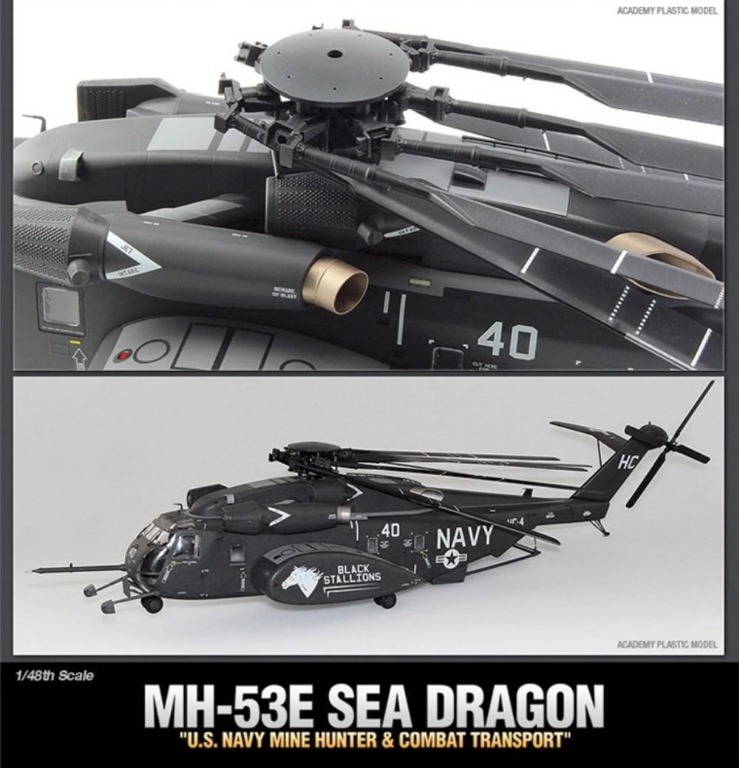 1/48 MH-53E Sea Dragon by Academy, Hobbies & Toys, Toys & Games on Carousell