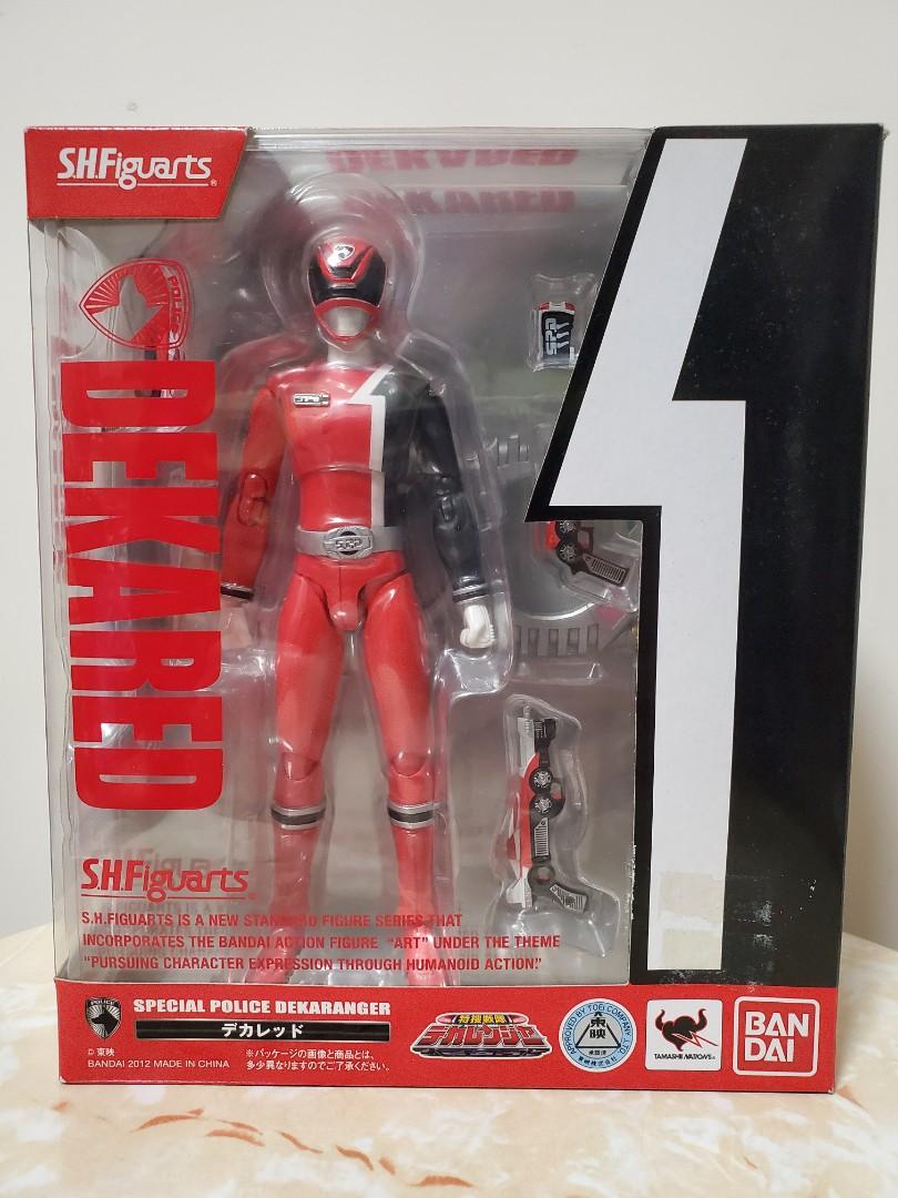 中古品 SHF 特搜戰隊 特搜紅 一號 Dekared, 興趣及遊戲, 玩具 & 遊戲類 - Carousell