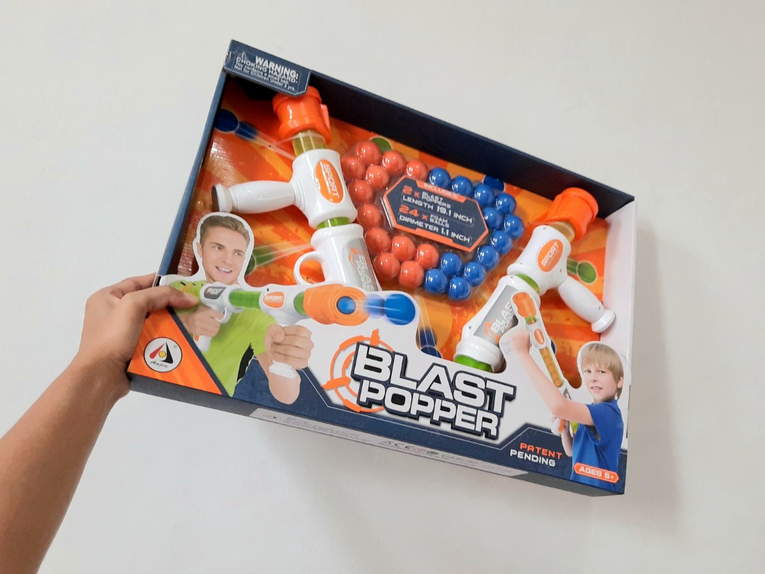 Blast Popper Blaster Toy Gun, Hobbies & Toys, Toys & Games on Carousell