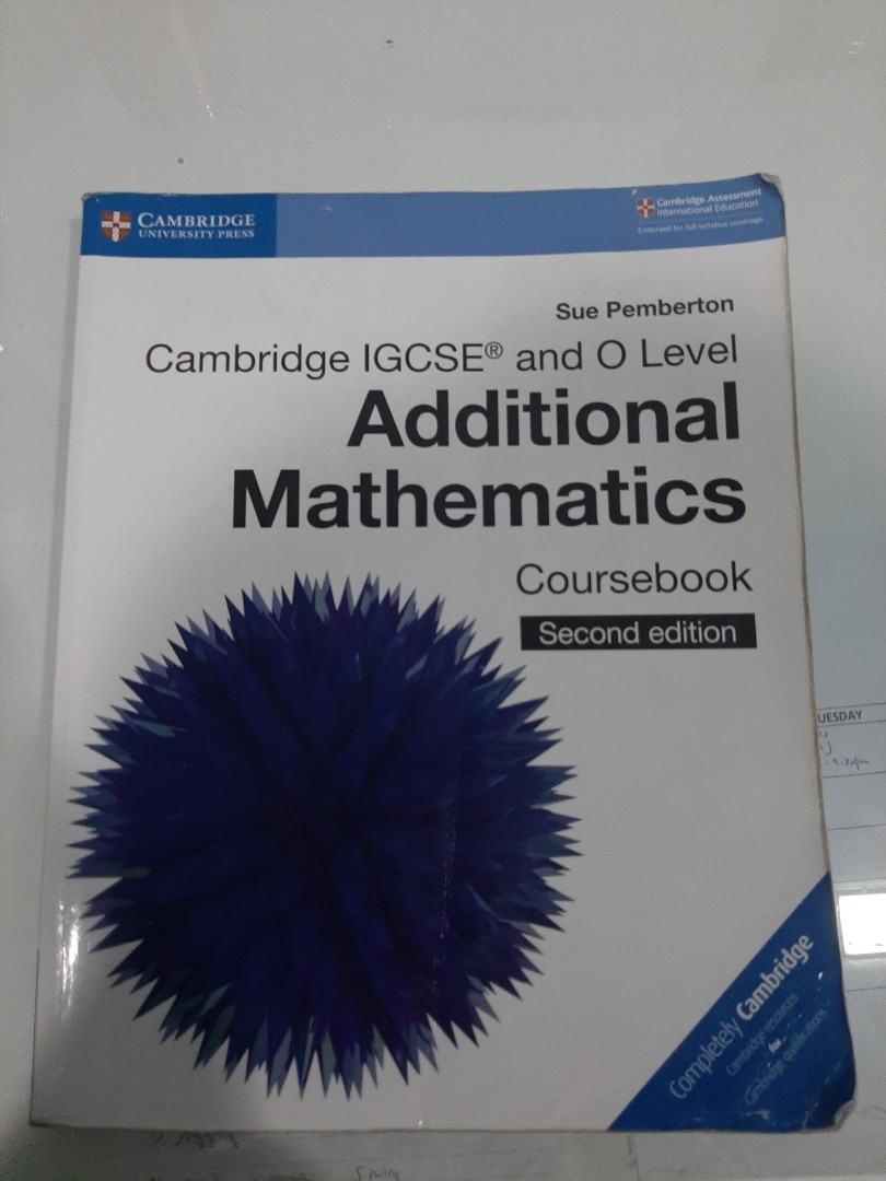 Cambridge Igcse Additional Mathematics Textbook Hobbies Toys Books Cambridge Igcse Additional Mathematics Textbook Hobbies Toys Books