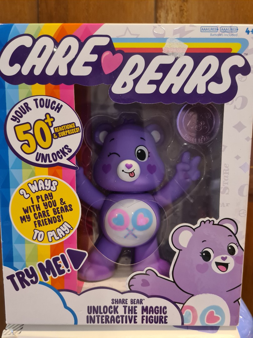 Care Bears Interactive Figure Share Bear, Hobbies & Toys, Toys & Games ...