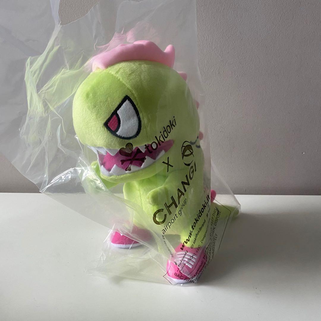 Changi Airport Tokidoki Kaiju Dinosaur Plush Toy, Hobbies & Toys, Toys ...