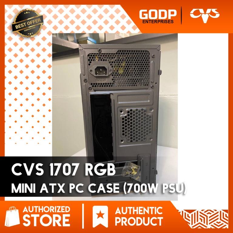CVS 1707 RGB Mini ATX Case FREE PSU 700w Desktop Gaming Case PC Case ...