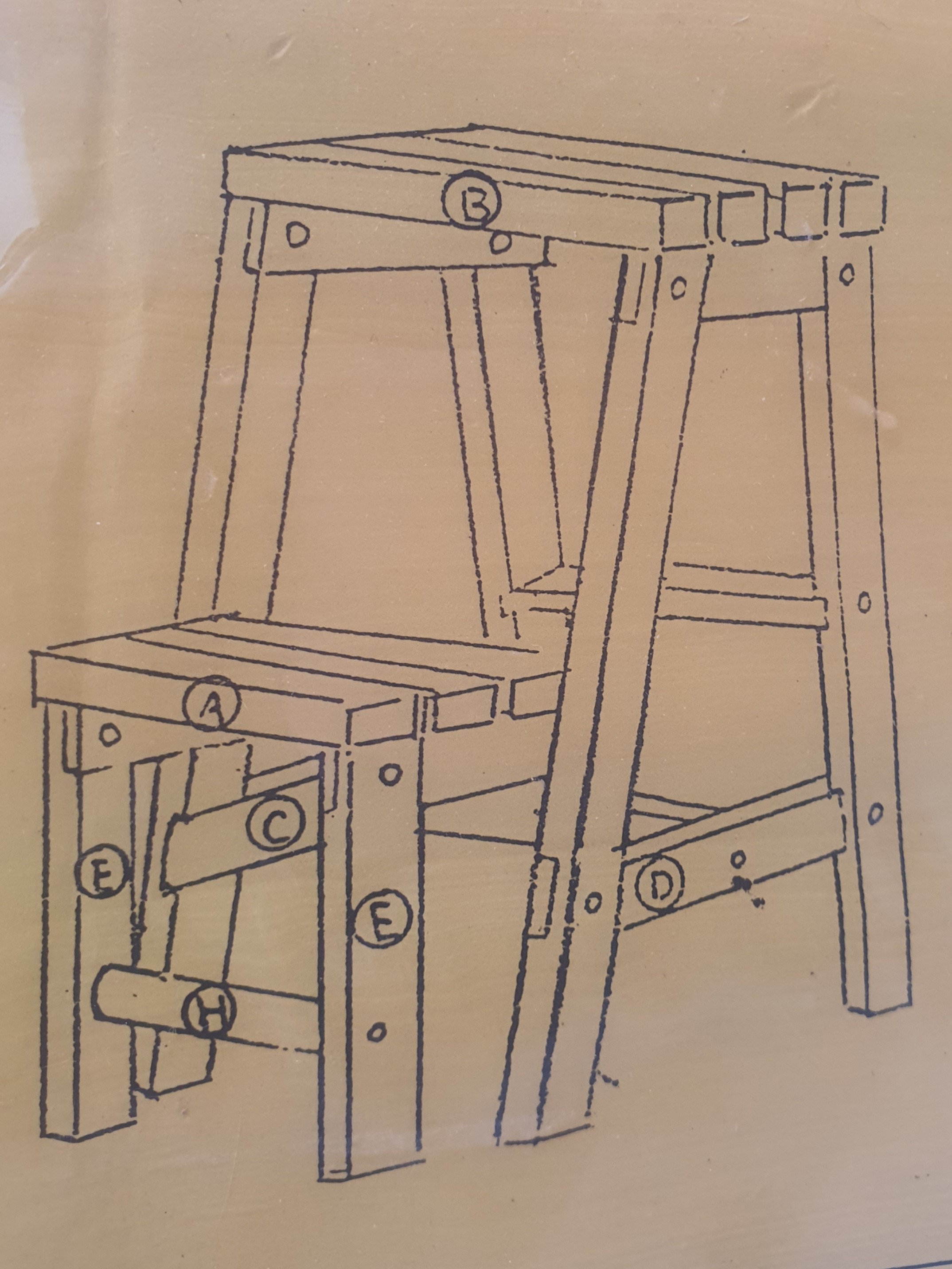 DIY Wooden Steps Ladder Bedside table Side table from Taiwan, Furniture ...