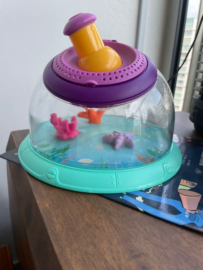 Explorer fish tank with magnifying glass fish bowl, Pet Supplies, Homes ...