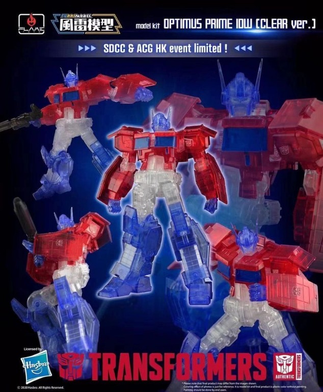 Flame Toys - Transformers Optimus Prime ( Clear Ver. ) Pre Order Now, Hobbies & Toys ...