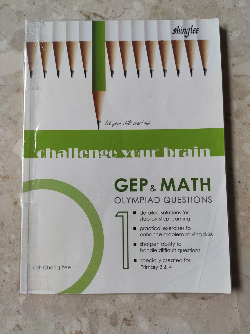 GEP Math Olympiad Questions, Hobbies & Toys, Books & Magazines ...
