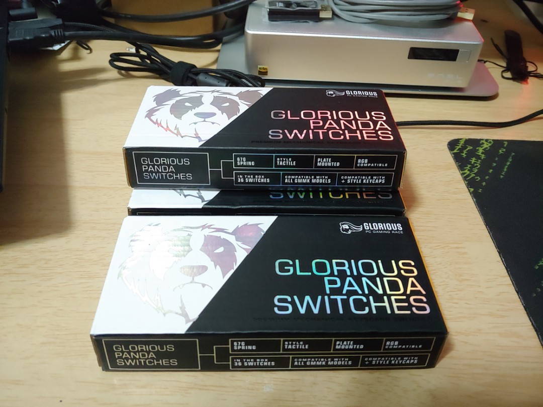 Glorious Panda Holy Pandas Premium Tactile Mechanical Keyboard Switches ...