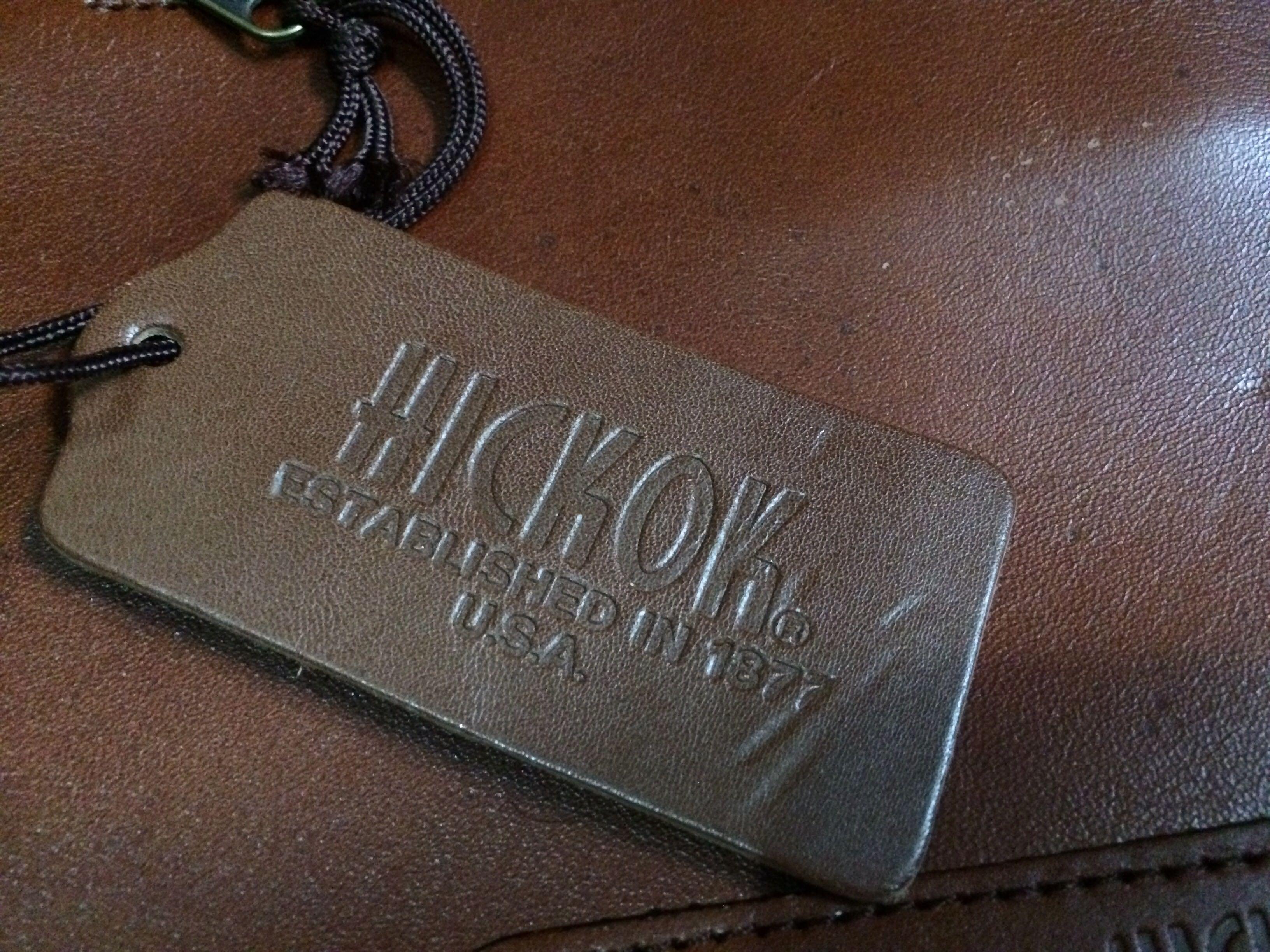 Leather Hickok clutch bag, Women's Fashion, Bags & Wallets, Clutches on ...