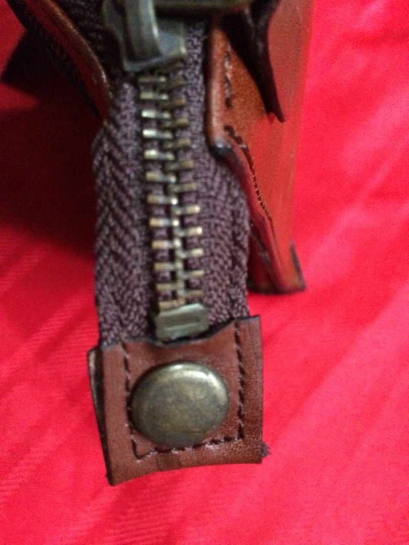 Leather Hickok clutch bag, Women's Fashion, Bags & Wallets, Clutches on ...