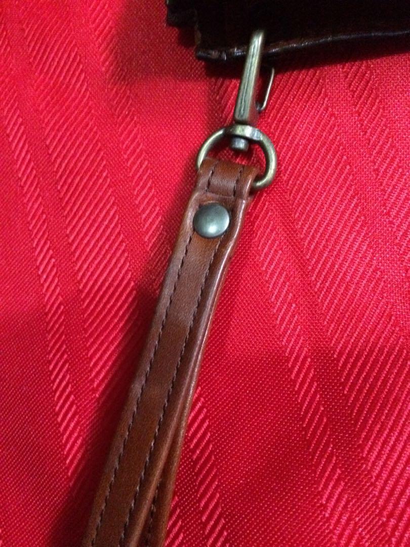 Leather Hickok clutch bag, Women's Fashion, Bags & Wallets, Clutches on ...