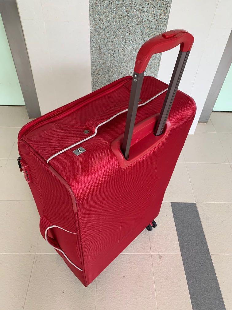 Hush Puppies Rose Red TSA 007 Large 28” 8 Wheel Luggage, Travel, Travel ...