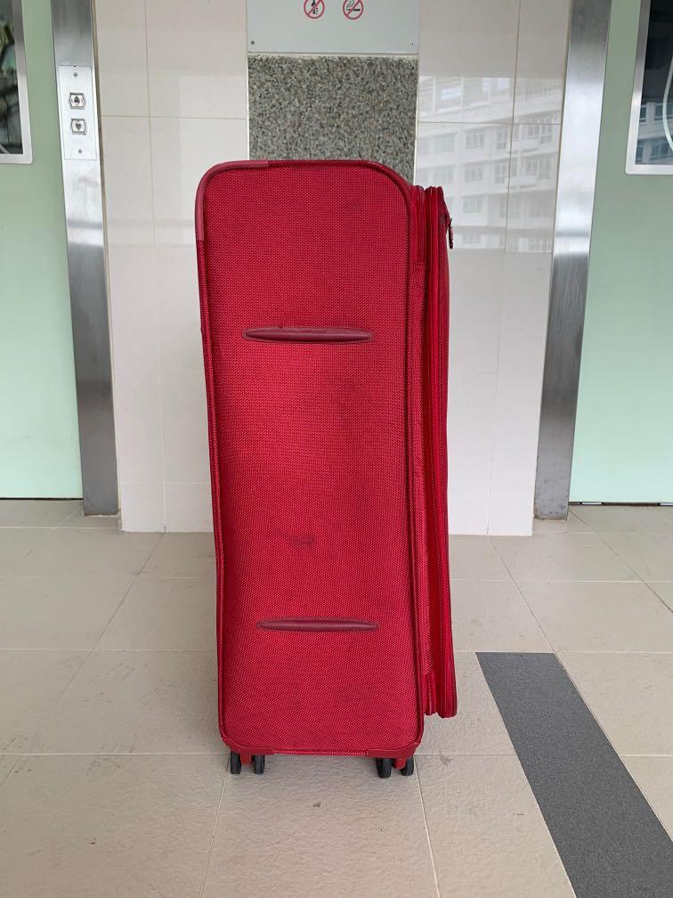Hush Puppies Rose Red TSA 007 Large 28” 8 Wheel Luggage, Travel, Travel ...