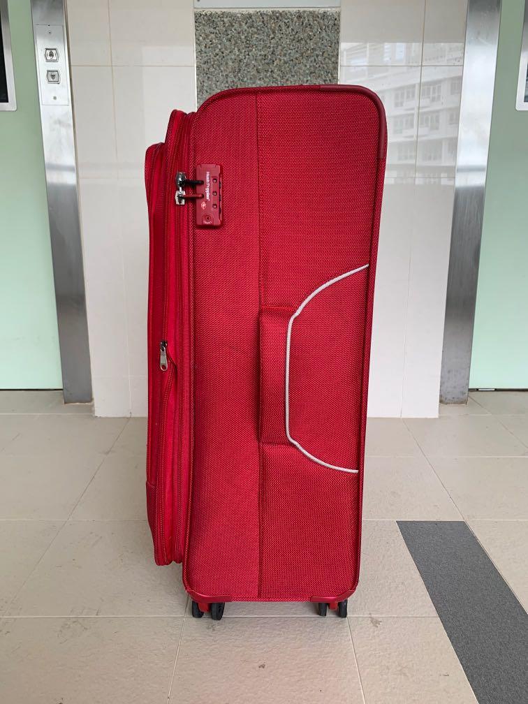 Hush Puppies Rose Red TSA 007 Large 28” 8 Wheel Luggage, Travel, Travel ...