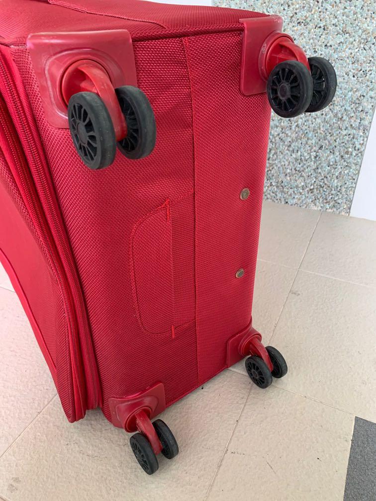 Hush Puppies Rose Red TSA 007 Large 28” 8 Wheel Luggage, Travel, Travel ...