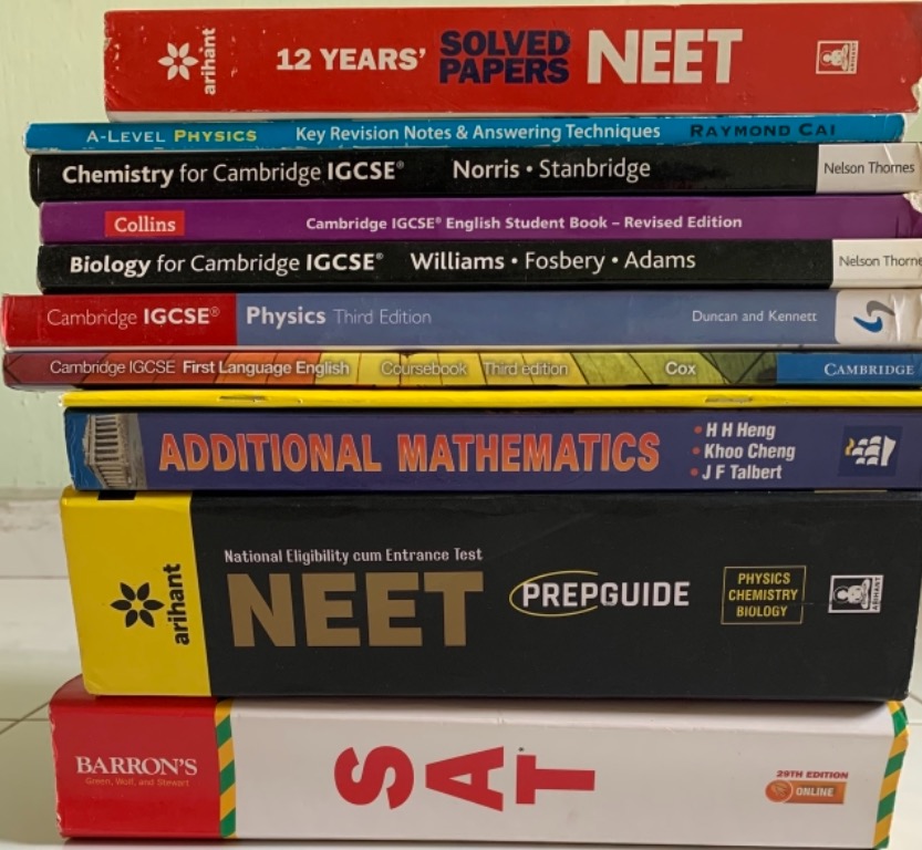 IGCSE GCSE A LEVELS SAT NEET TEXTBOOKS, Hobbies & Toys, Books ...