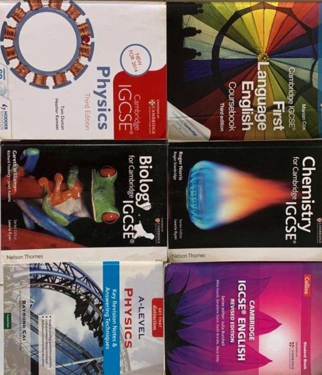IGCSE GCSE A LEVELS SAT NEET TEXTBOOKS, Hobbies & Toys, Books ...