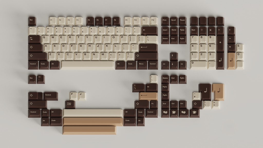 Infinikey Cafe PBT Keycaps, Computers & Tech, Parts & Accessories ...