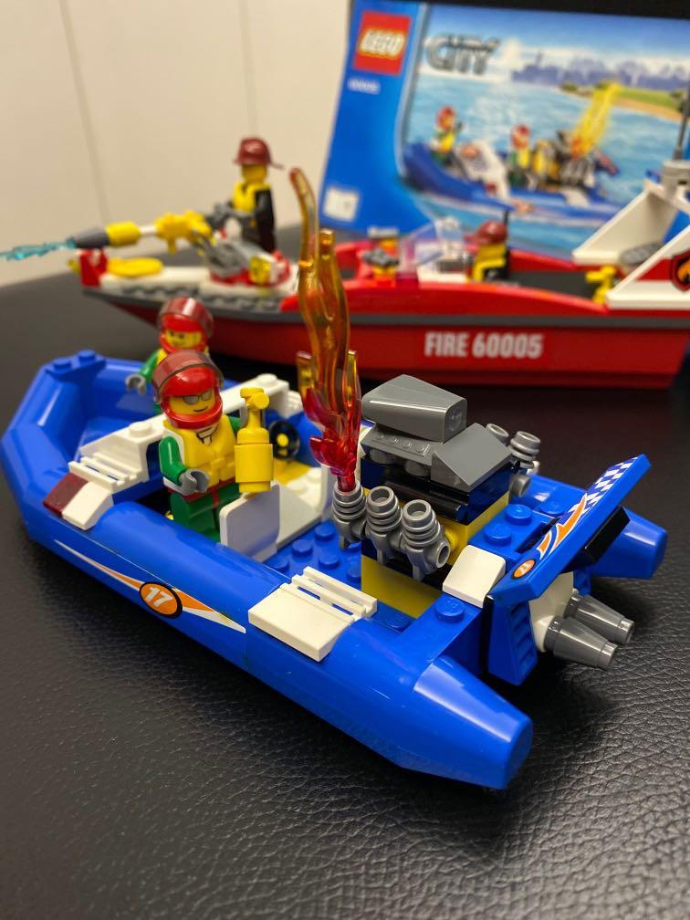 Lego 60005 Fire Boat, Hobbies & Toys, Toys & Games on Carousell
