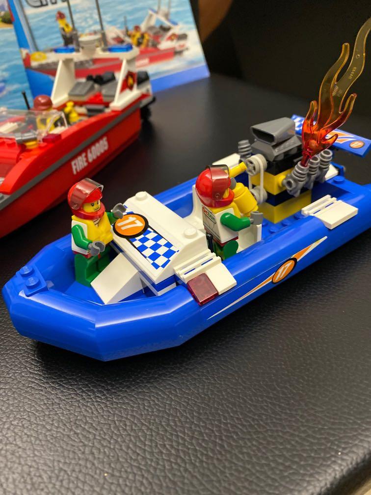 Lego 60005 Fire Boat, Hobbies & Toys, Toys & Games on Carousell