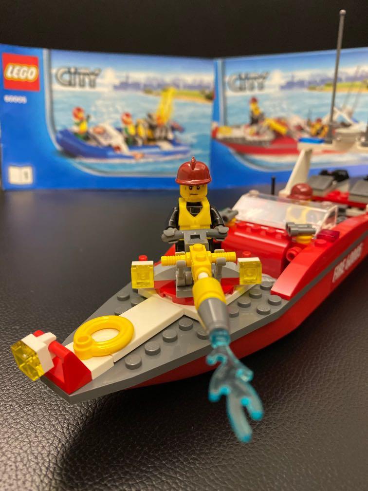 Lego 60005 Fire Boat, Hobbies & Toys, Toys & Games on Carousell