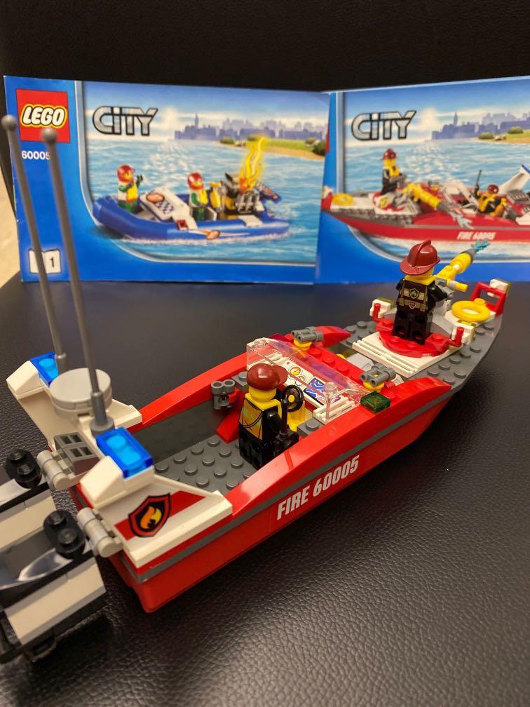 Lego 60005 Fire Boat, Hobbies & Toys, Toys & Games on Carousell