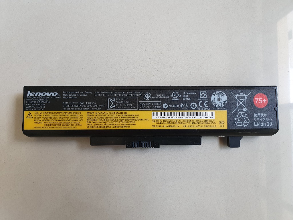 LENOVO Thinkpad E540 Battery Pack, Computers & Tech, Parts ...