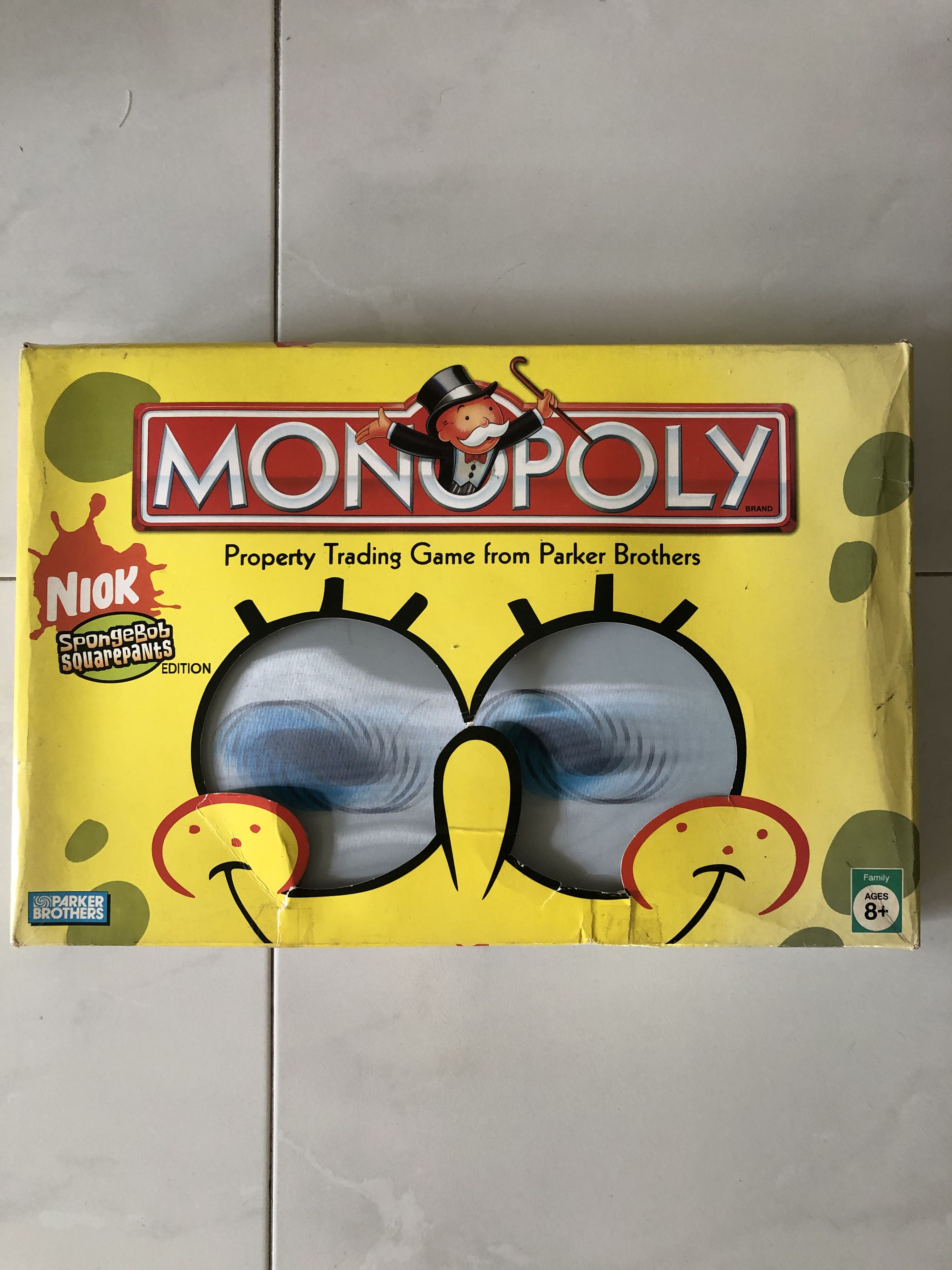 Limited Edition Spongebob Monopoly, Toys & Games, Board Games & Cards ...