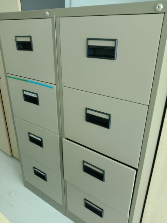 Metal File Rack and Wooden Cabinet, Furniture & Home Living, Furniture ...