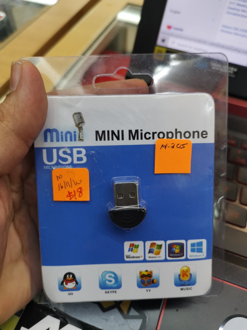 Mini USB Microphone for Chat/Skype Microphone/Desktop Microphone/Laptop ...