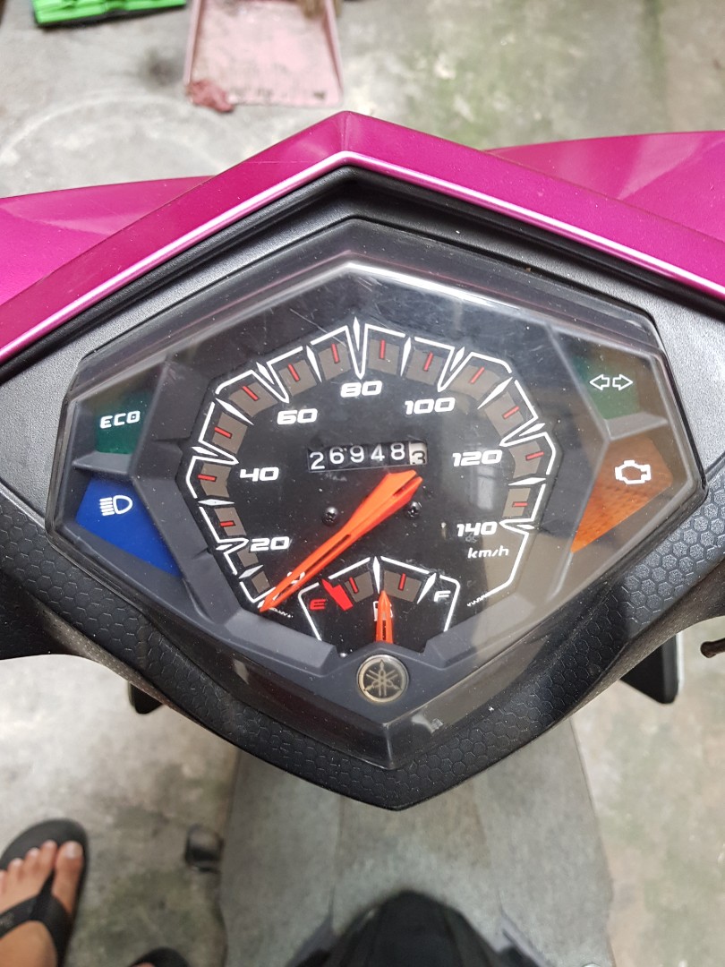 mio i 125 magenta 2016 model, Motorbikes, Motorbikes for Sale on Carousell