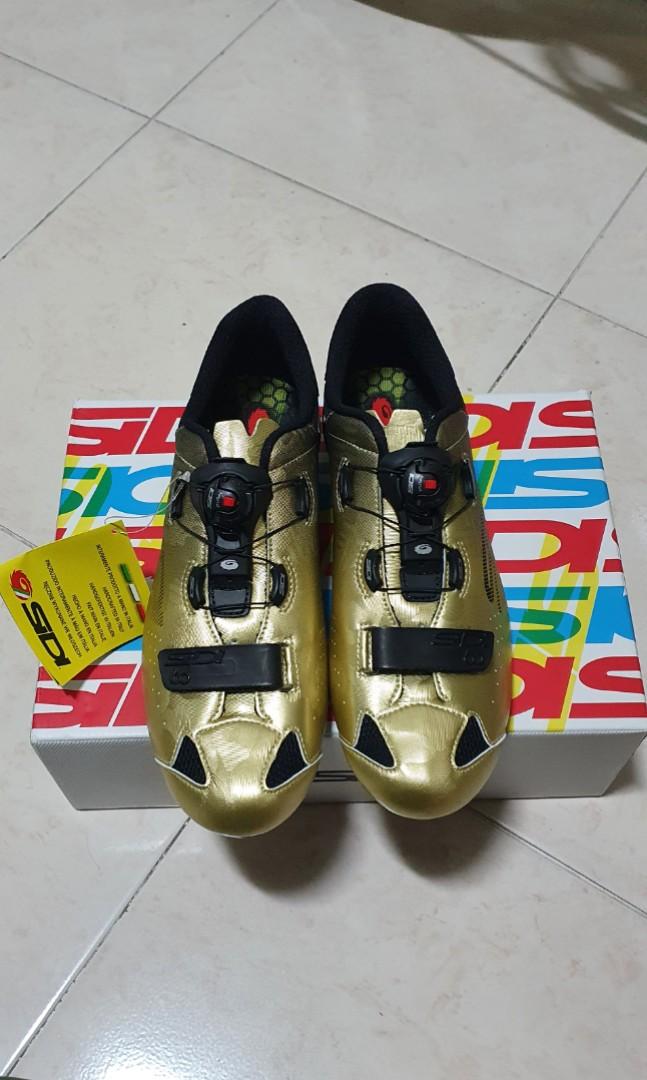 New Sidi Sixty Limited Gold Edition Size 43, Bicycles & PMDs, Bicycles ...