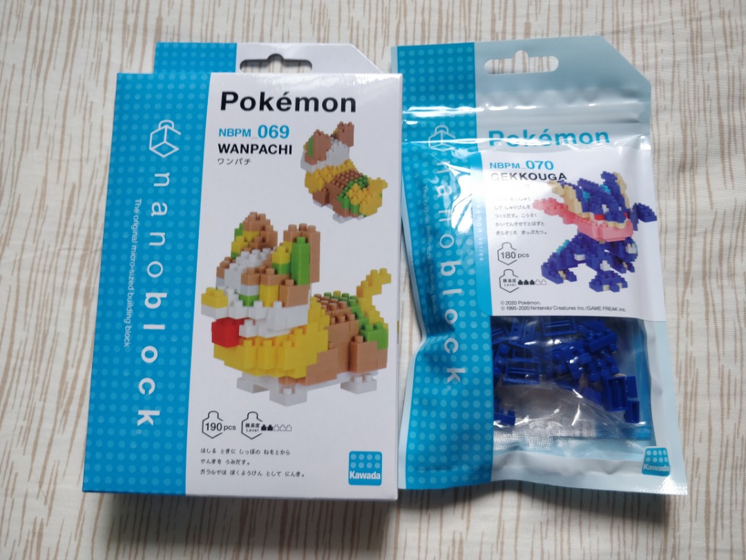 Original Pokemon Nanoblocks, Hobbies & Toys, Toys & Games on Carousell