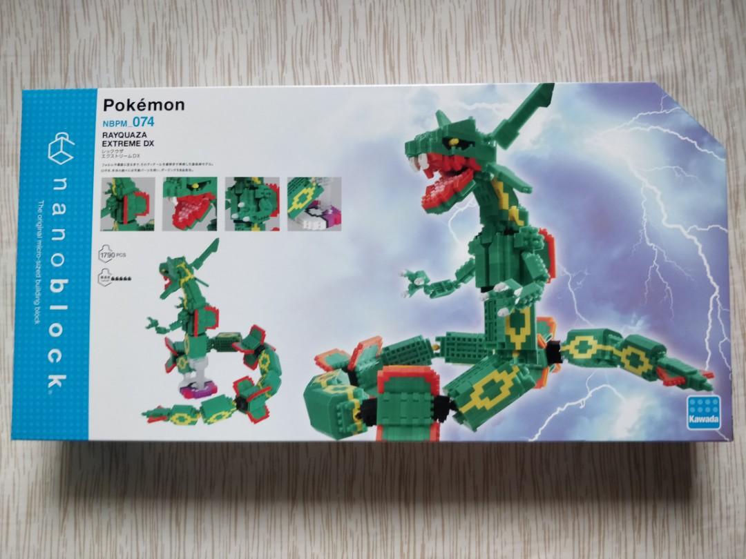 Original Pokemon Nanoblocks Rayquaza Extreme Deluxe, Hobbies & Toys, Toys & Games on Carousell