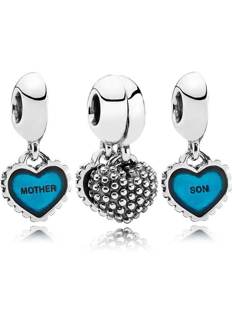 Pandora Mother and Son dangle charms, Women's Fashion, Jewelry ...