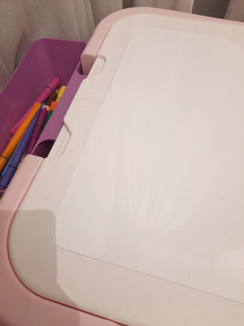 Portable 2 in 1 whiteboard lego table! Easy Storage!, Babies & Kids ...