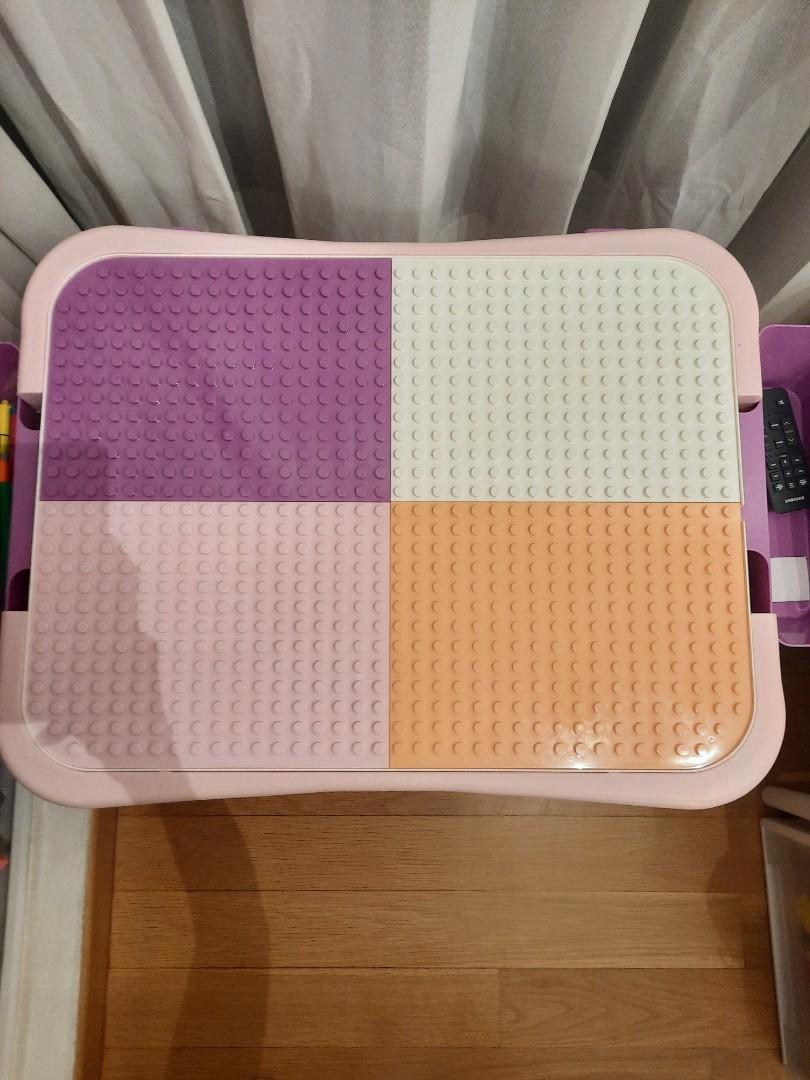 Portable 2 in 1 whiteboard lego table! Easy Storage!, Babies & Kids ...
