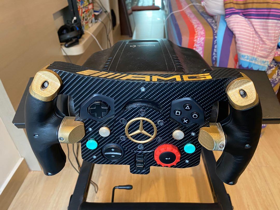 Logitech G29 Next Level Racing F-GT simulator setup rig/stand/cockpit ...