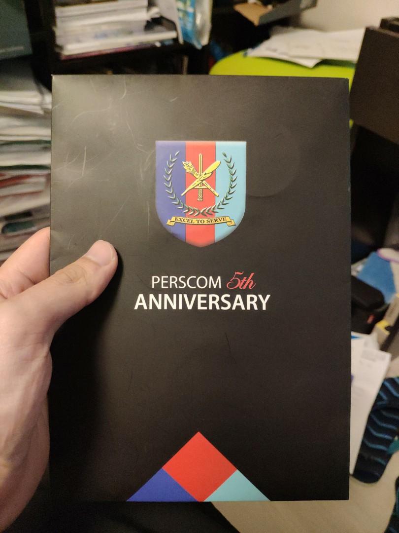 SAF Perscom 5th anniversary GOLDEN COIN, Hobbies & Toys, Memorabilia & Collectibles, Vintage ...