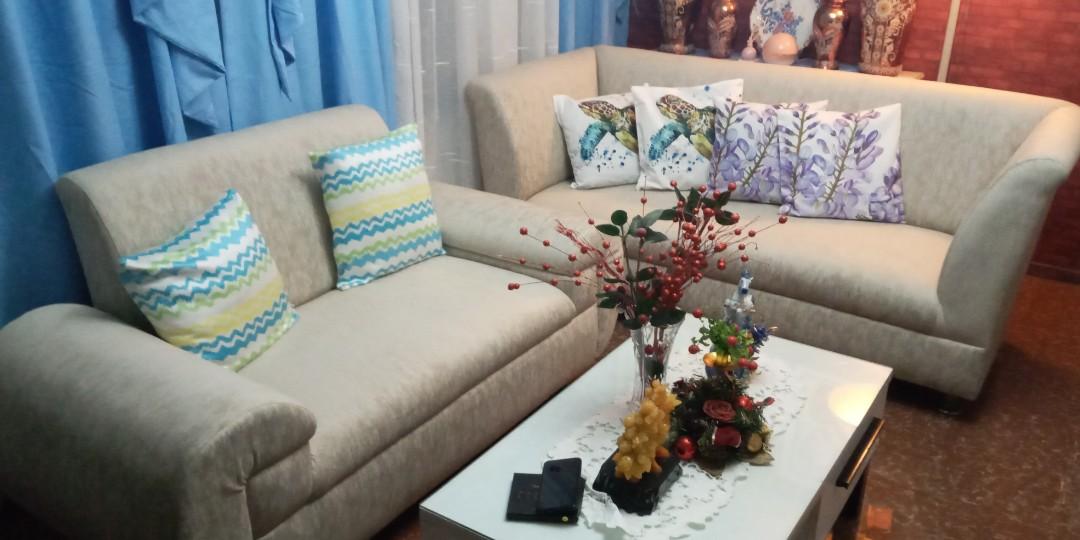 sala set, Furniture & Home Living, Furniture, Sofas on Carousell