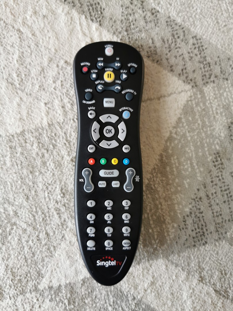 Singtel TV remote, TV & Home Appliances, TV & Entertainment, TV on ...