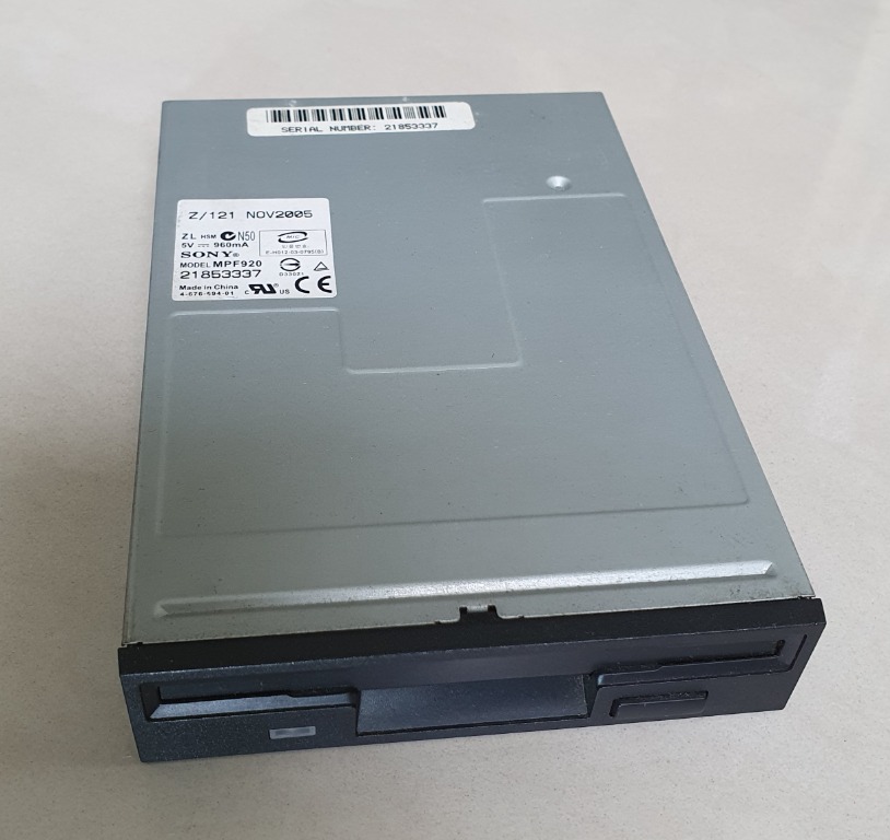 Sony 1.44" Floppy Drive, Computers & Tech, Parts & Accessories, Hard ...